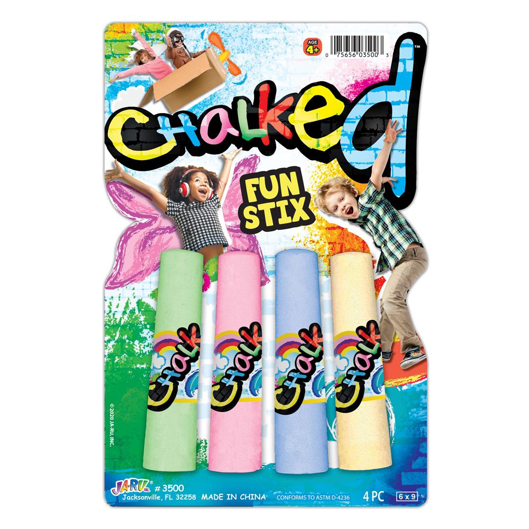 Chalked Fun Stix 4 Pack – Sensory Zone
